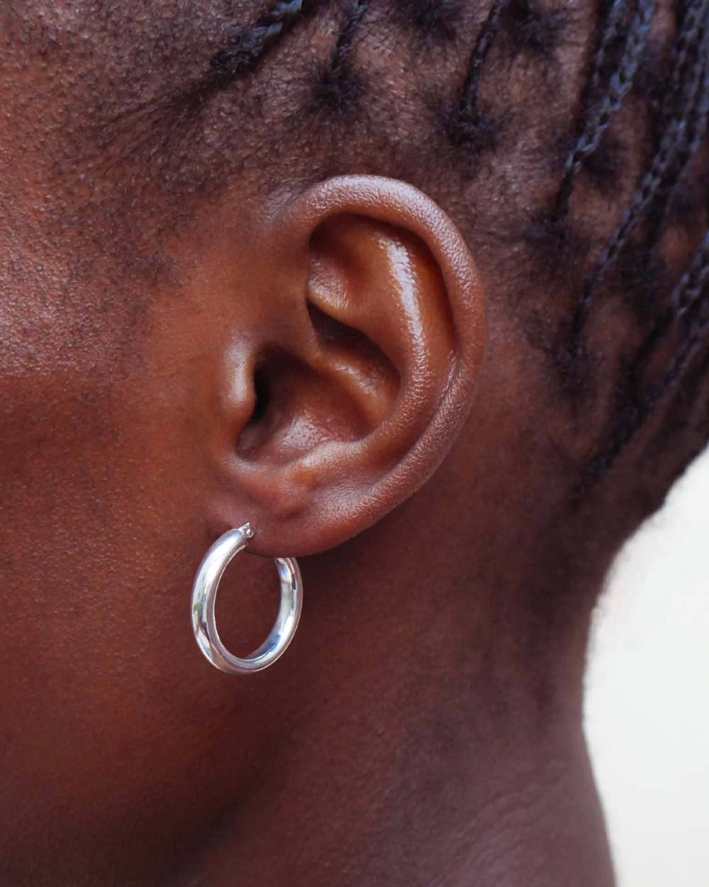 The Chunky Hoops Silver | Catch Rhys | Sterling Silver