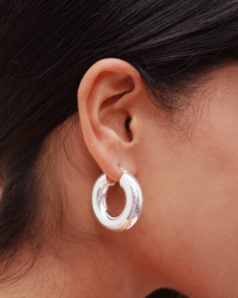 The Mega Hoops Silver | Catch Rhys | Sterling Silver