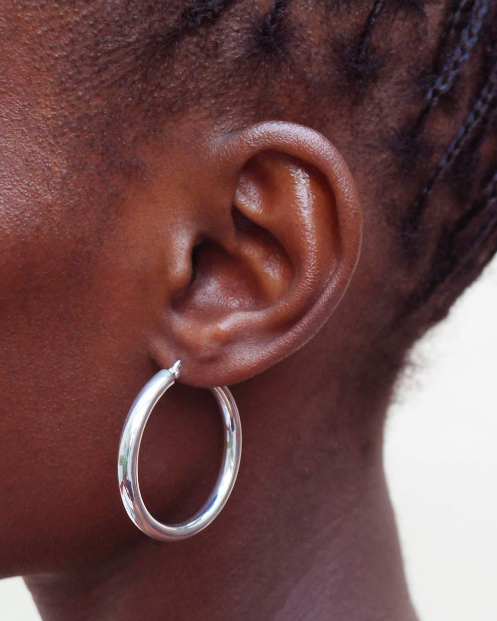 The Chunky Hoops Silver | Catch Rhys | Sterling Silver