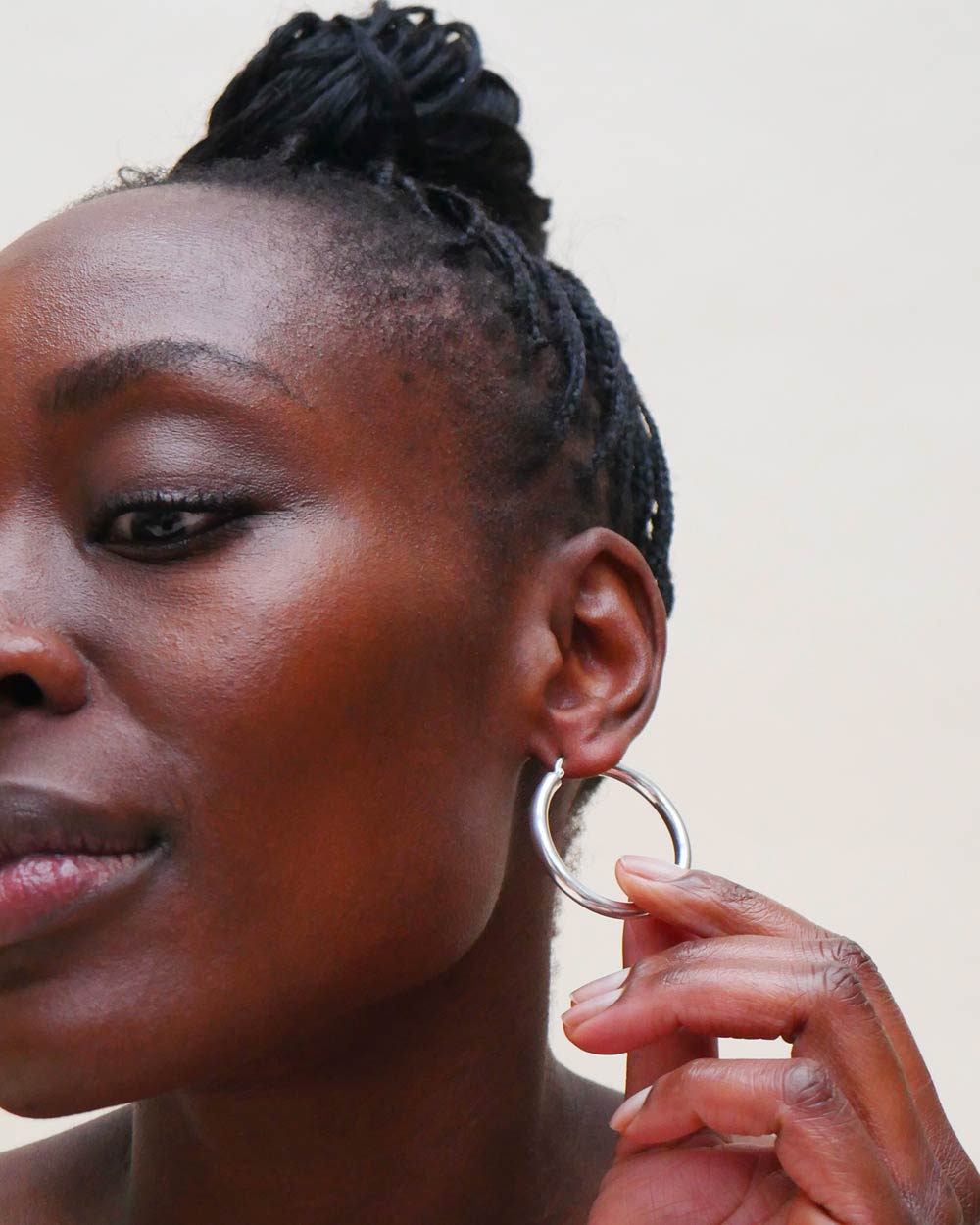 The Chunky Hoops Silver | Catch Rhys | Sterling Silver